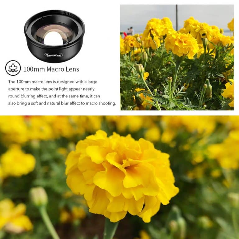 Apexel 100mm Professional 4K Macro Lens for SmartPhone Price in ...